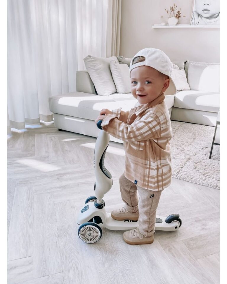 Babystyling tyylikkäät housut, Wafel Light Oak - PikkuVanilja