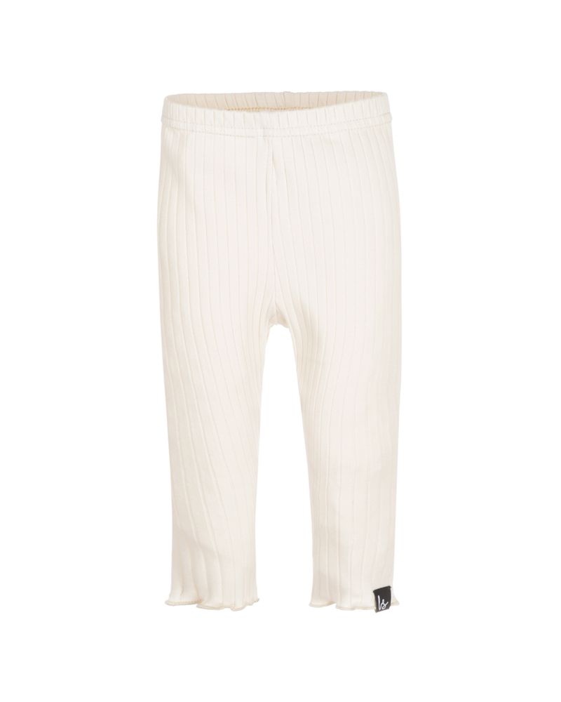 Babystyling vauvan housut, Ruffle Rib Sand - PikkuVanilja